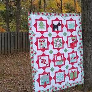 Sleigh Bell Sampler Quilt Kit W/backing From Fat Quarter Shop Little ...