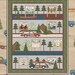 By the 1/2 Yard Explore Deb Strain Canoes on Cream Moda 100% Cotton ...