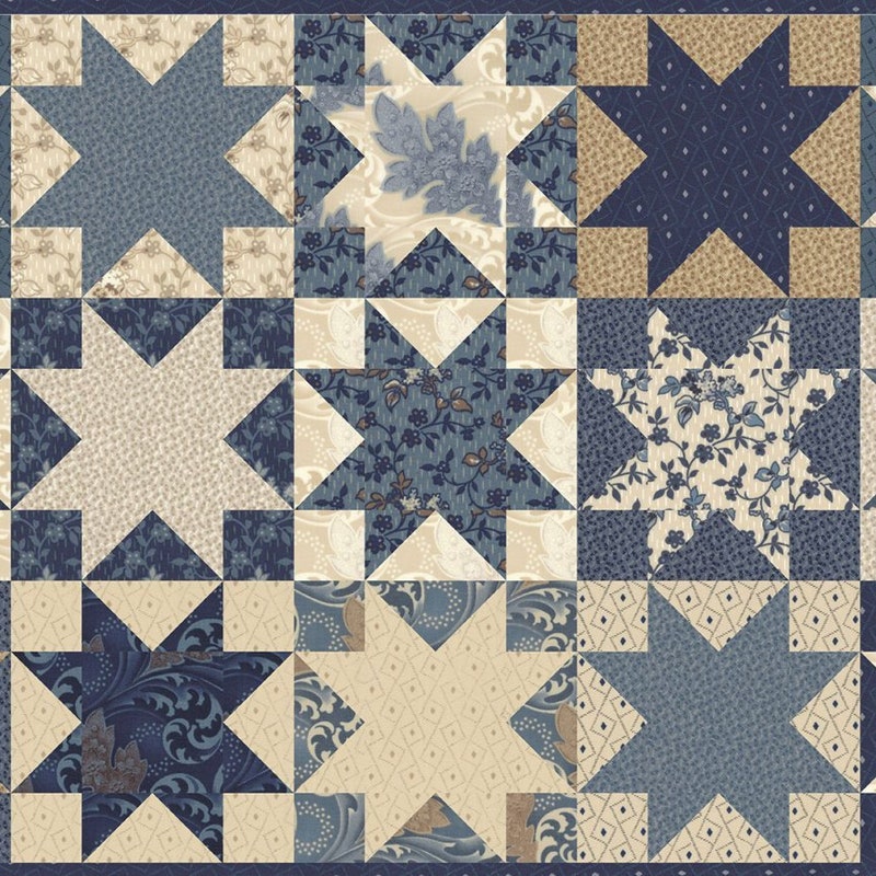 Blue Barn Quilt - Etsy