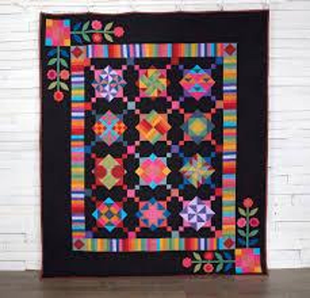Amish With A Twist Quilt Kit 88x105” by Nancy Rink Designs Block of the ...