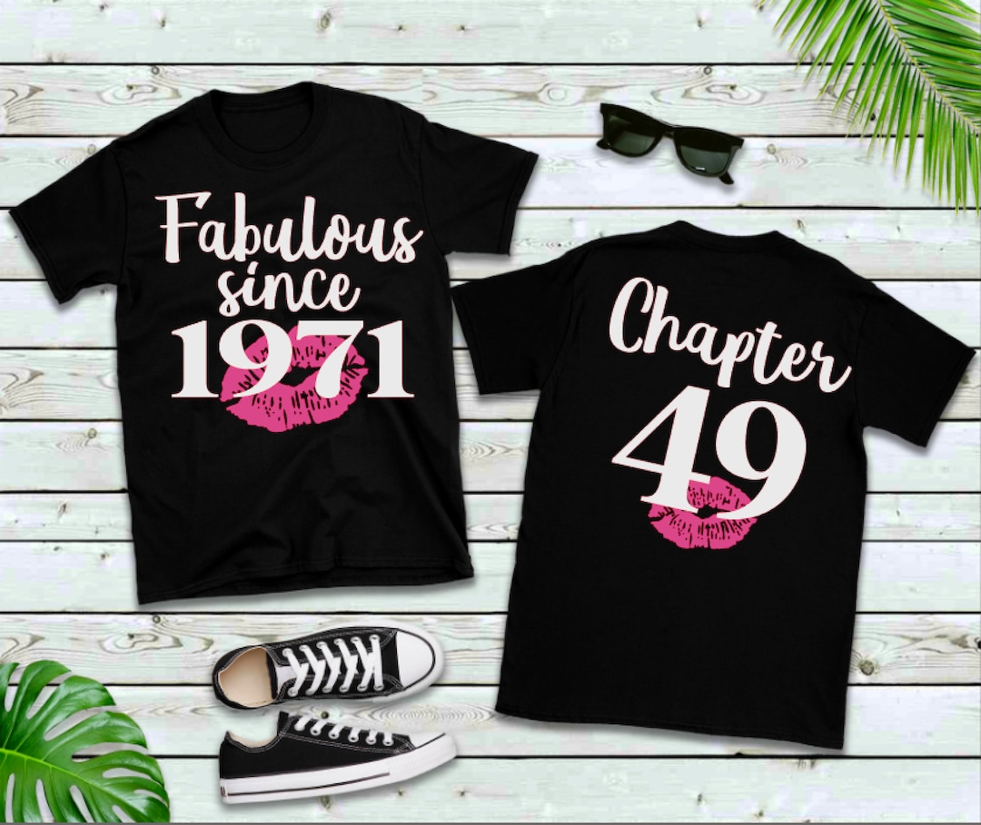 Fabulous Since 1971 Chapter 49 SVG PNG Mockup Included - Etsy