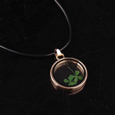 Four Leaf Clover Necklace - Lucky Pendant - Perfect Gift Idea to ...