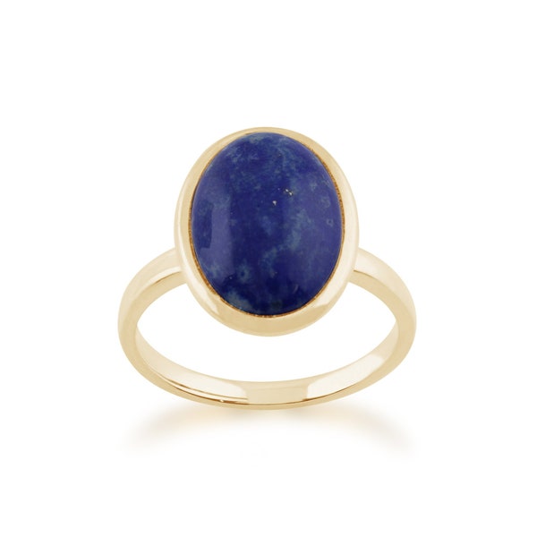 Lapis Gold Ring - Etsy
