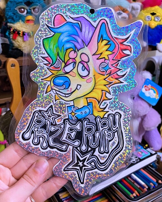 Custom Fursona Badge READ DESCRIPTION - Etsy