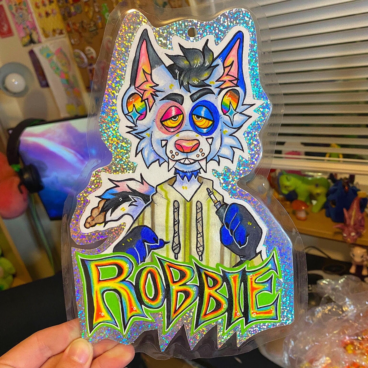 Custom Fursona Badge READ DESCRIPTION - Etsy