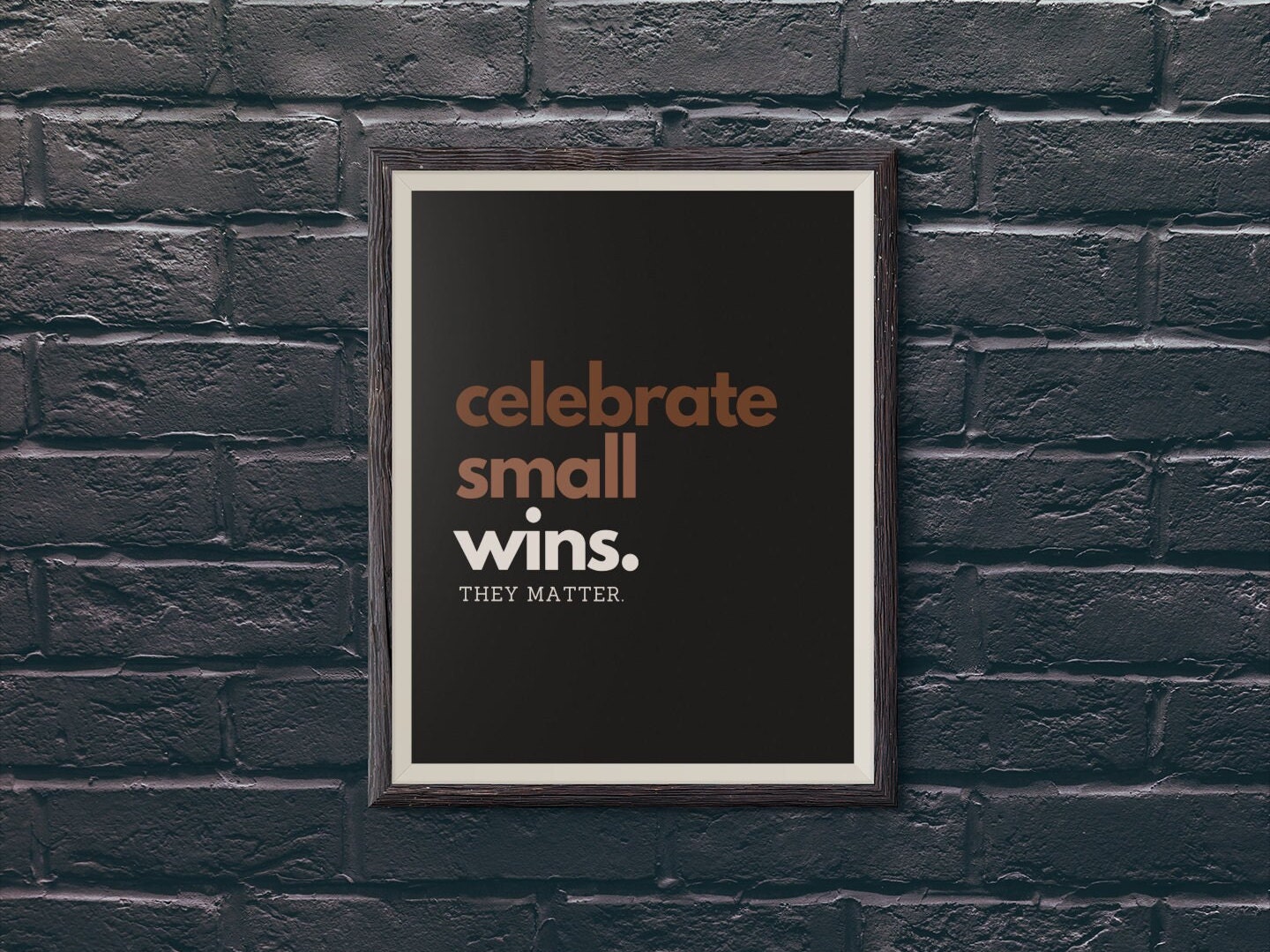Celebrate Small Wins. 8x10. Motivational Printable Wall Art. (bonus ...