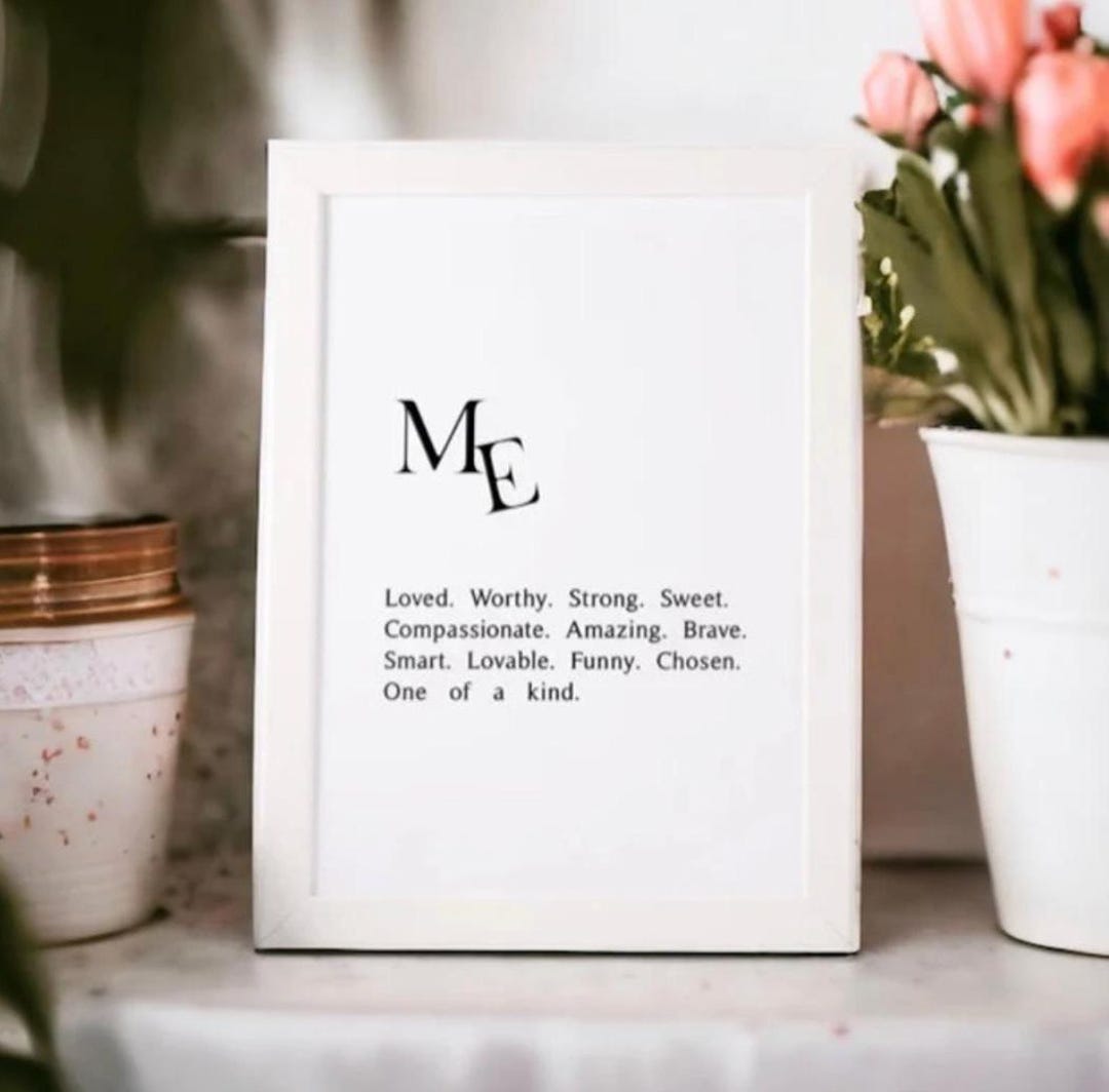 Positive Affirmations Printable Wall Art | 5x7, 8x10, 8.5x11 ...