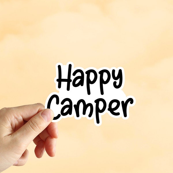 Happy Camper Decal - Etsy