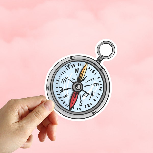 Compass Sticker - Etsy