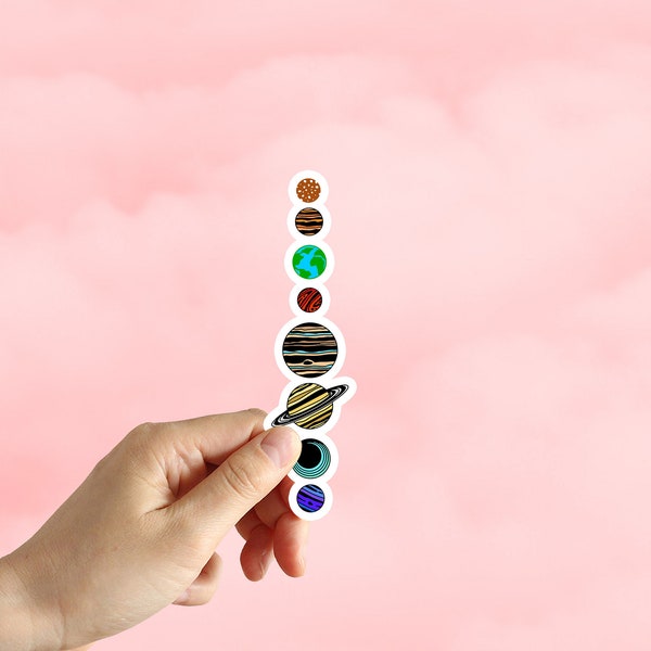 Solar System Sticker - Etsy