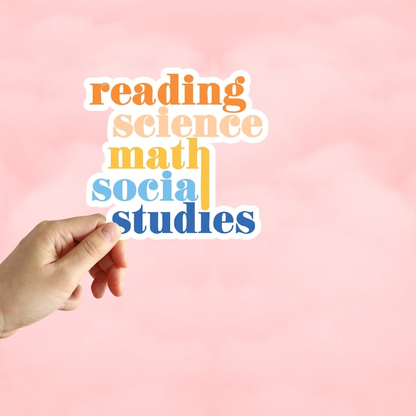 Social Studies Stickers - Etsy