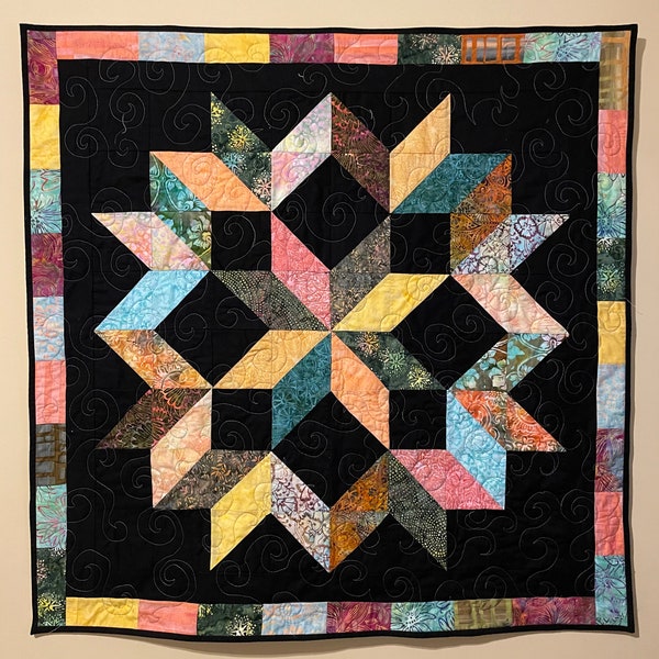 Carpenters Star Quilt Pattern - Etsy