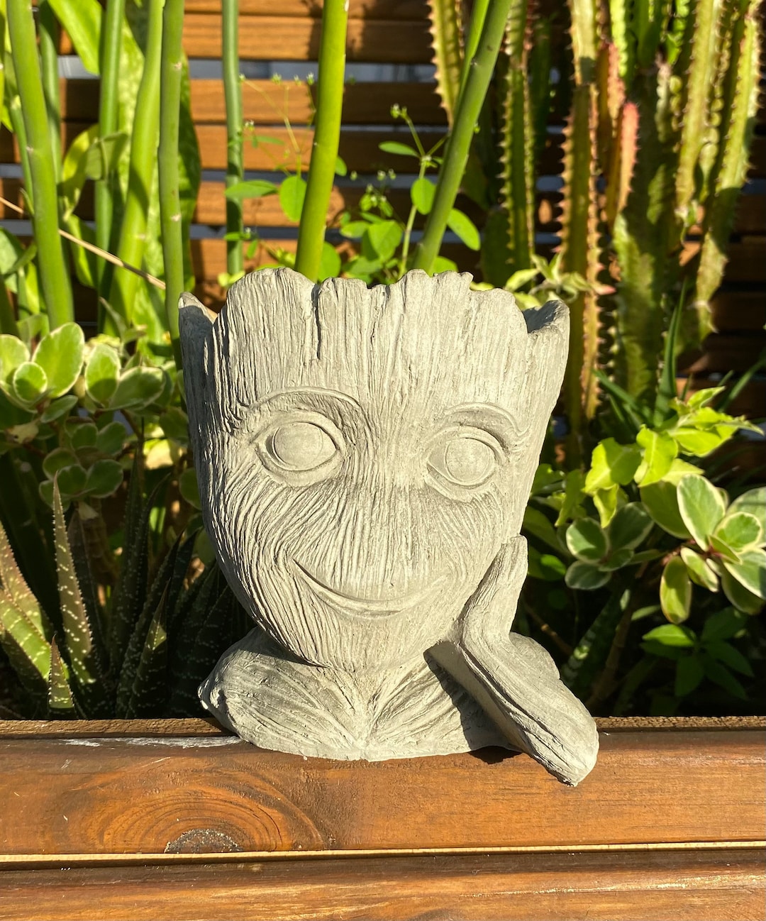 Groot Concrete Planter (no Plants) - Etsy