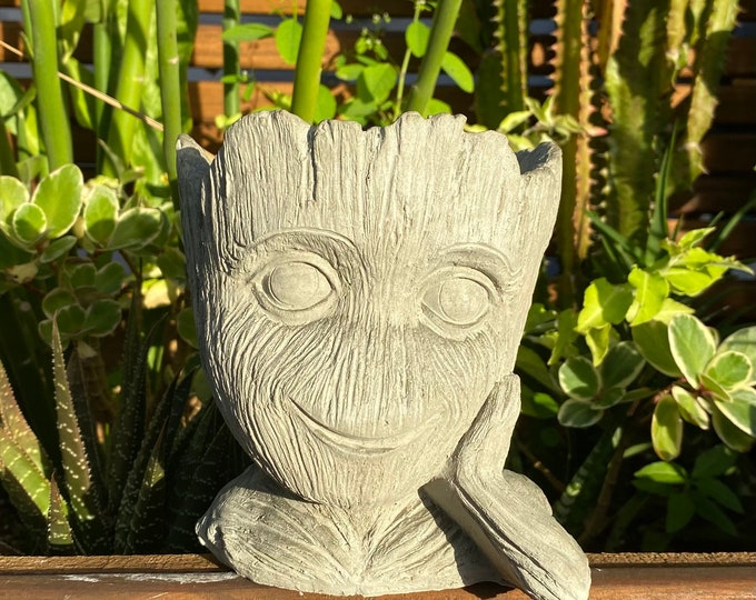One of a Kind Unique I Am Groot Planter Pot With Living Succulent or ...
