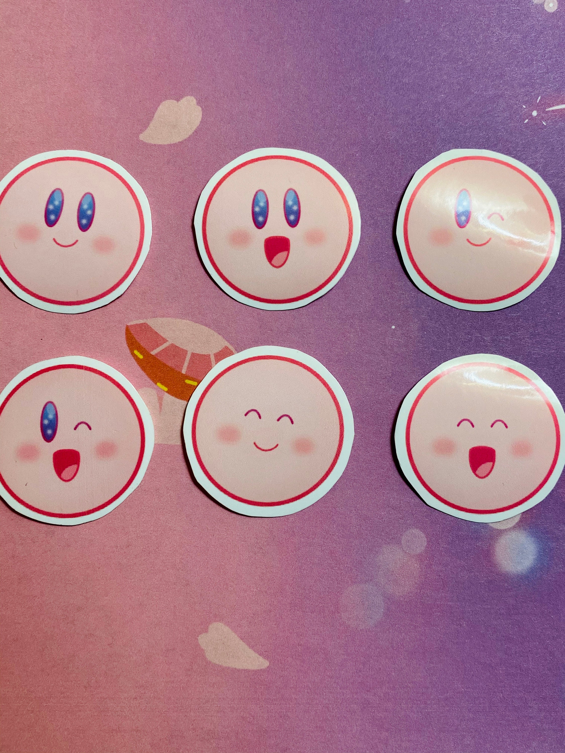Kirby Sticker Pack - Etsy