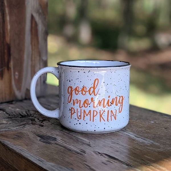 Good Morning Pumpkin Mug - Etsy