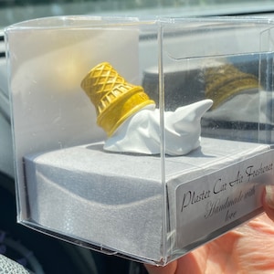 Handcrafted Plaster Ice Cream Car Freshener + Complimentary 2ml ...