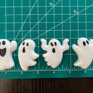 Spooky Set of 8 Mini Ghost Soaps - Halloween Decorations and Bathroom ...