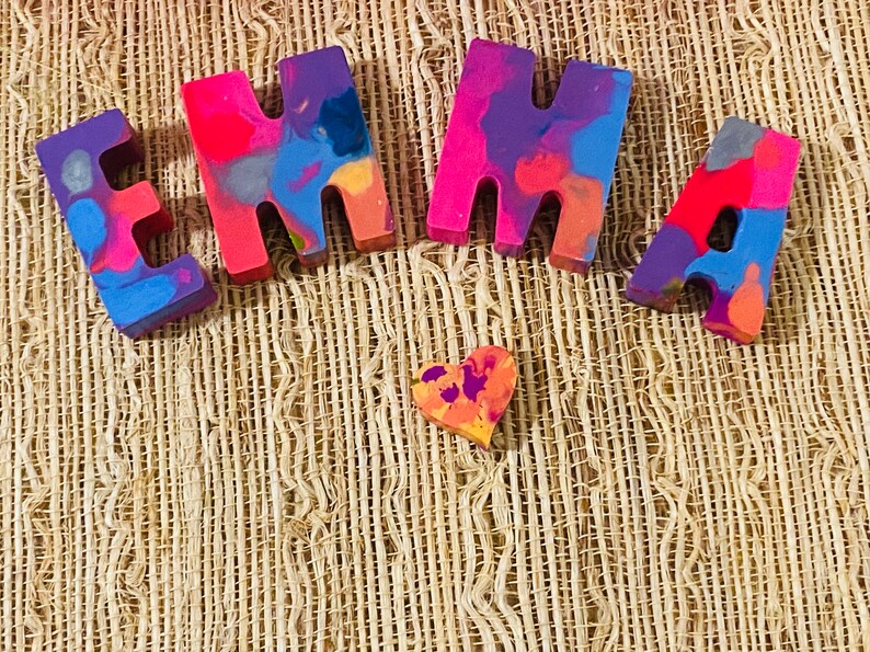 Personalized Kids Name Crayon Kids Party Favor Back to | Etsy