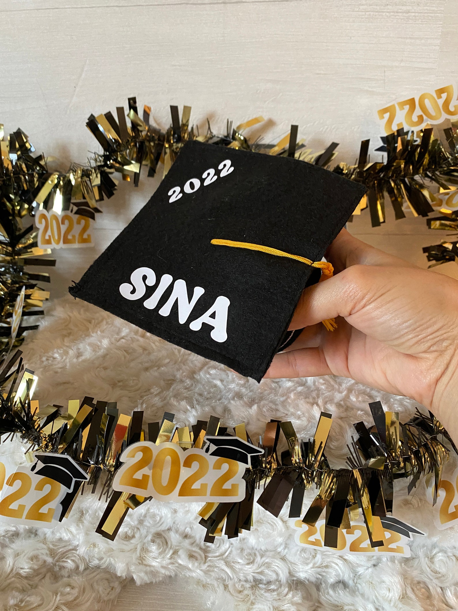 Personalized Graduation Gift Plush Graduation Cap With Name | Etsy
