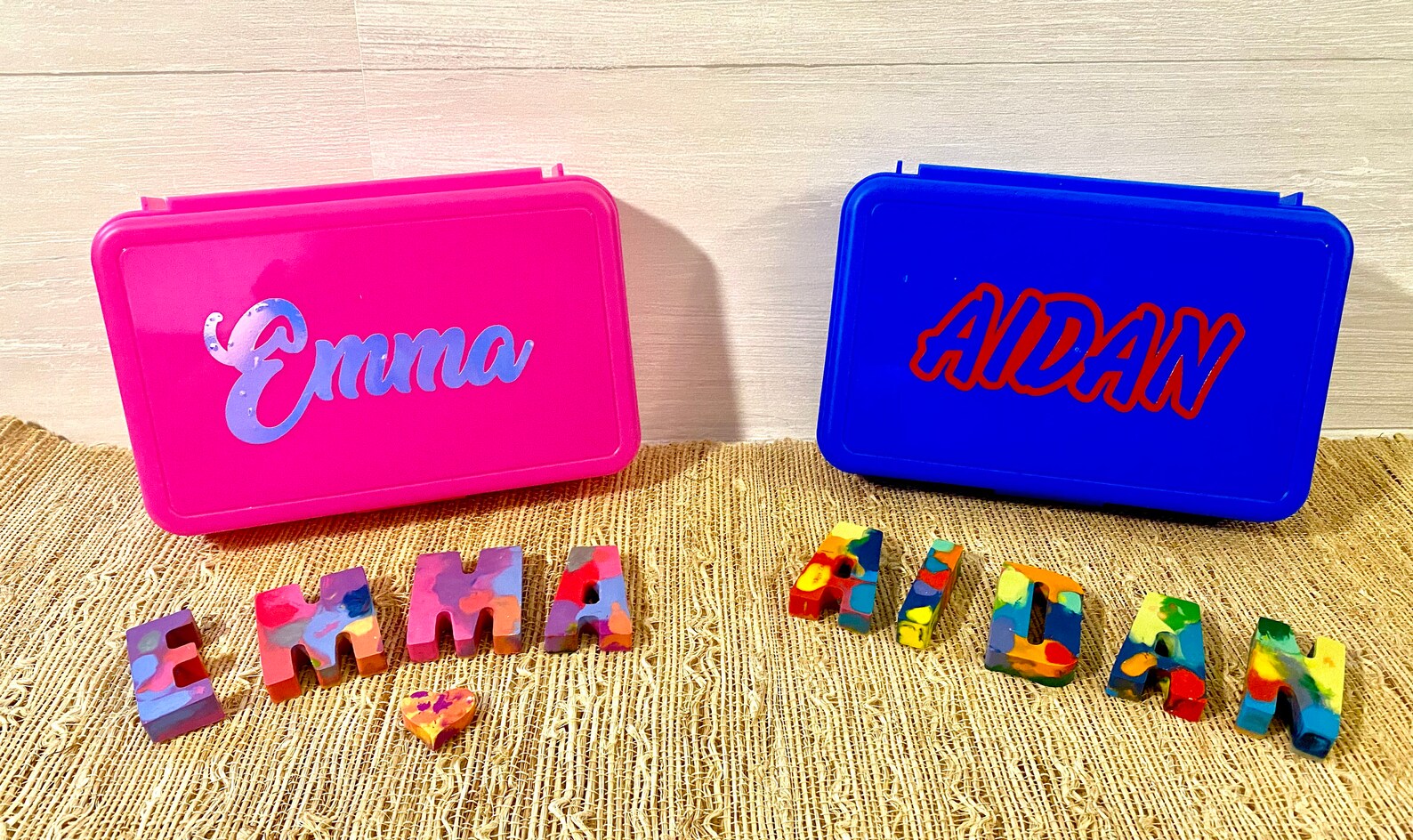 Personalized Kids Name Crayon Kids Party Favor Back to | Etsy