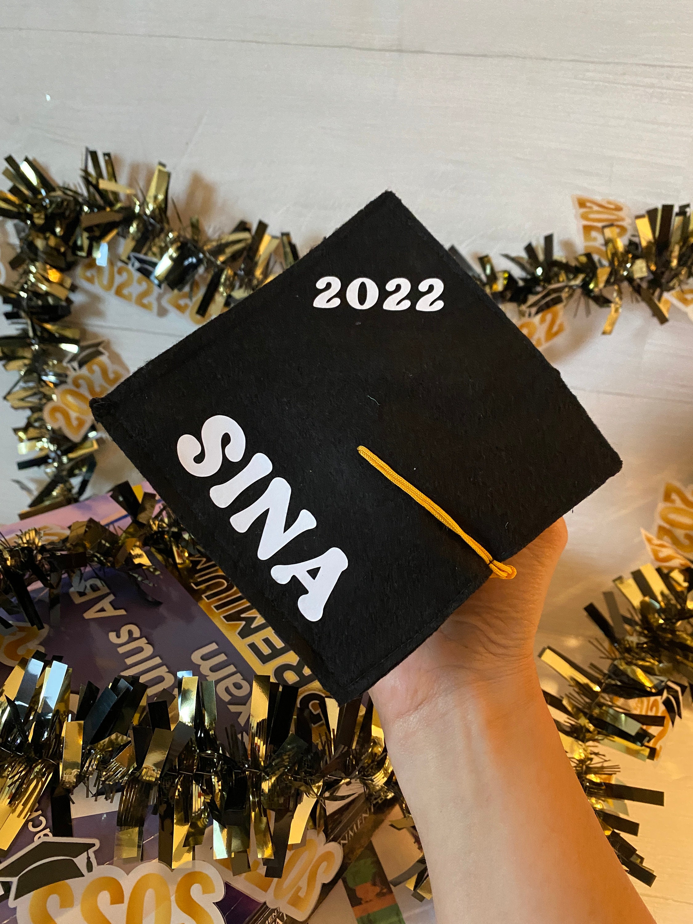 Personalized Graduation Gift Plush Graduation Cap With Name | Etsy