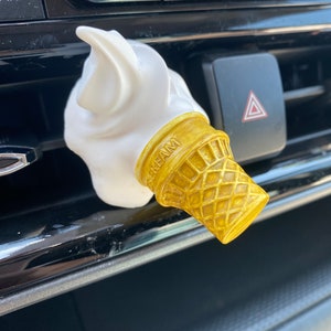 Handcrafted Plaster Ice Cream Car Freshener + Complimentary 2ml ...