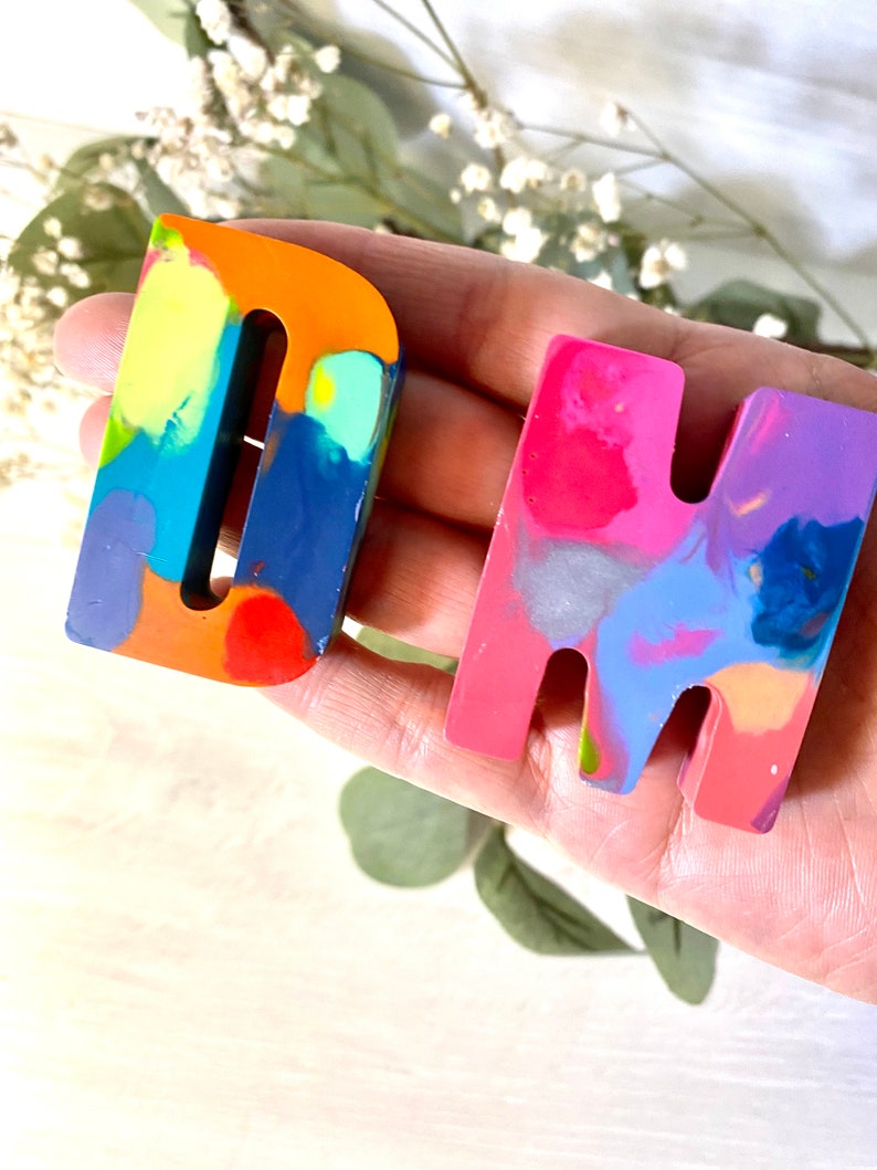 Personalized Kids Name Crayon Kids Party Favor Back to | Etsy