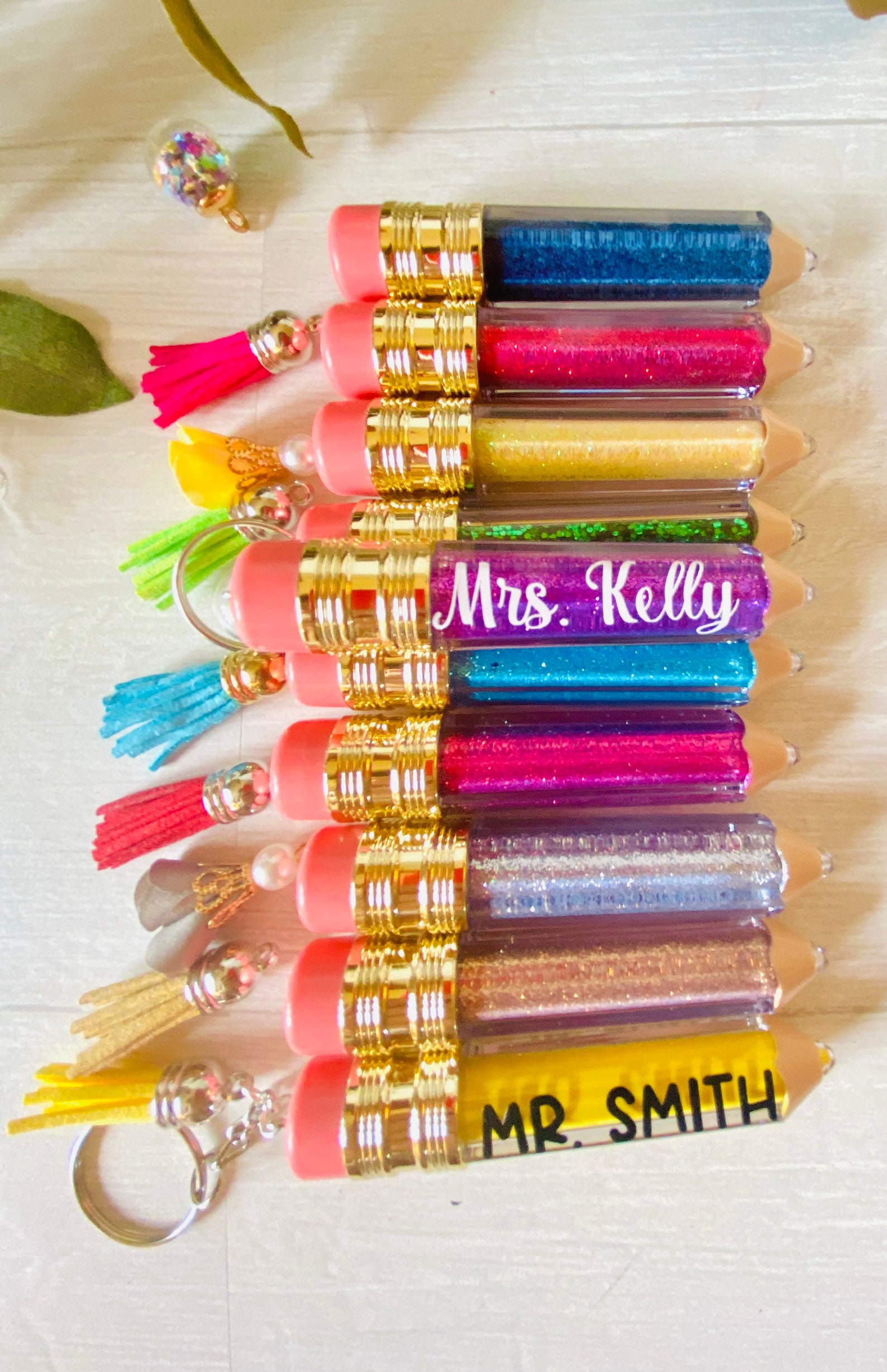 Personalized Teacher Keychain End of Year Teacher Gift - Etsy