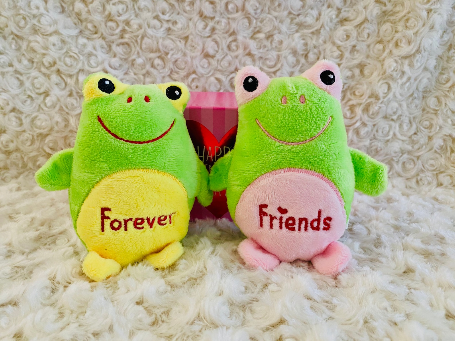 Personalized Best friends Plush Valentine's day mini | Etsy
