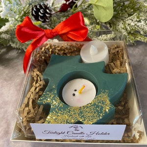 Christmas Tree Tea Light Candle Holder Gift Box | Christmas Decorations ...