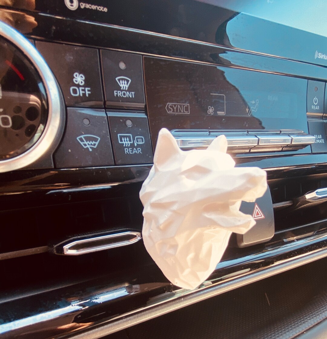 Handmade Plaster Wolf Car Freshener With 2ml Fragrance Oil - Etsy