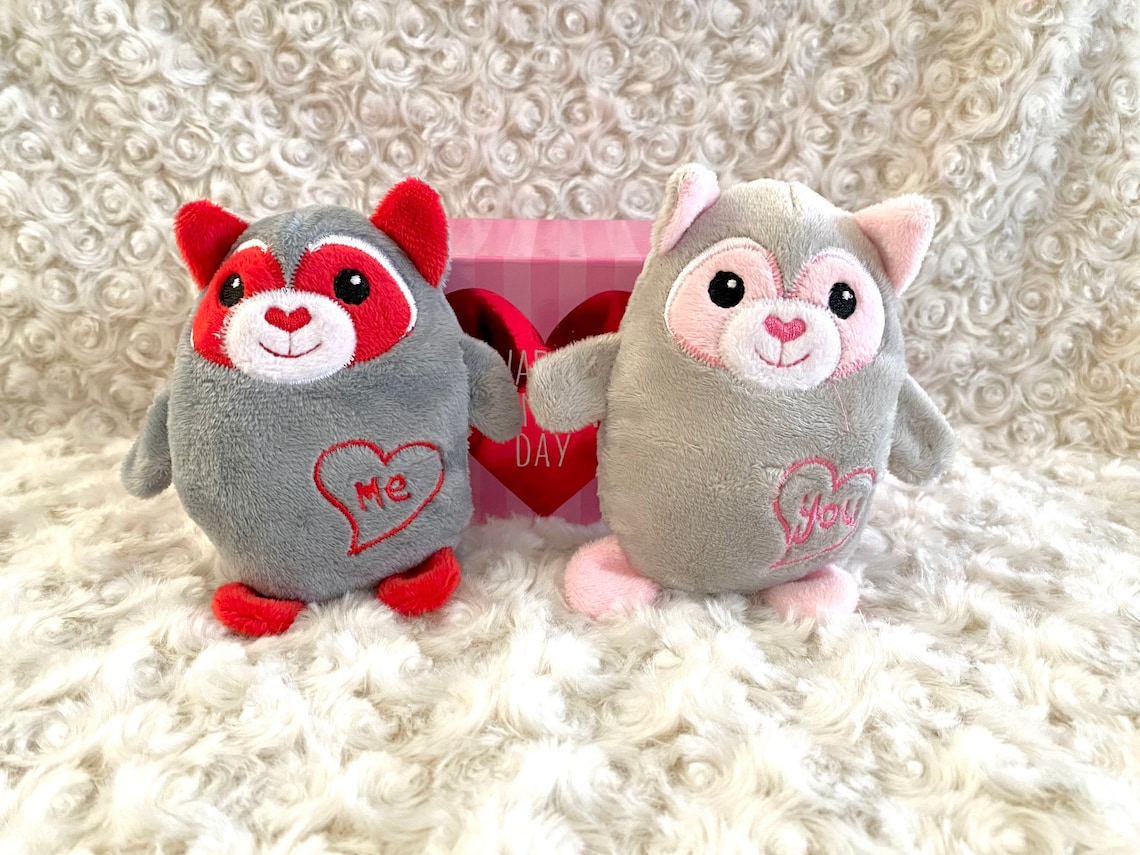 Personalized Best friends Plush Valentine's day mini | Etsy