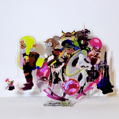 Splatoon 3 Deep Cut Big Man Frye Shiver Acrylic Whiteboard - Etsy