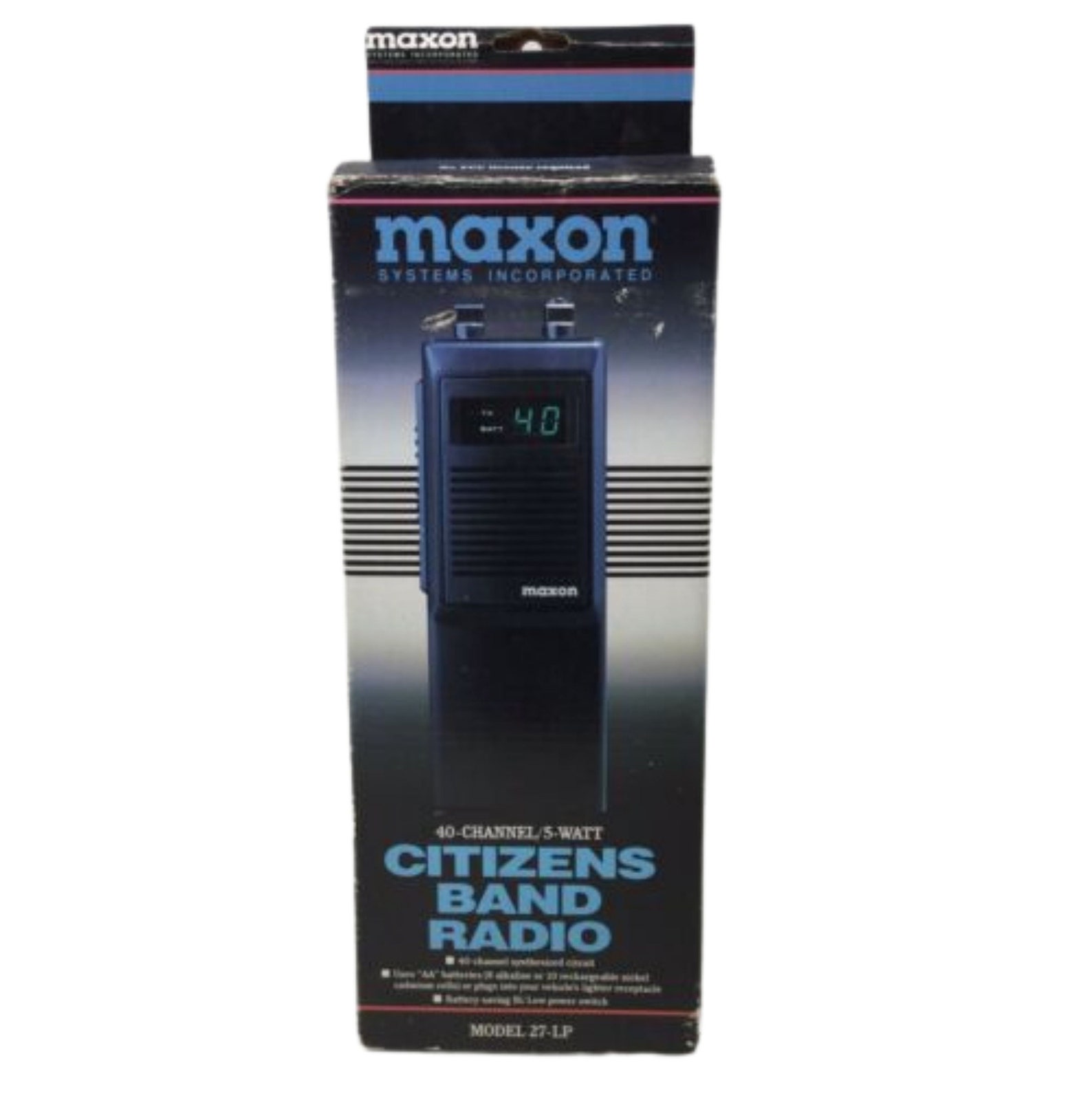 Maxon Citizens Band Radio CB Modell 27-LP 40 Kanal 5-Watt DRS | Etsy
