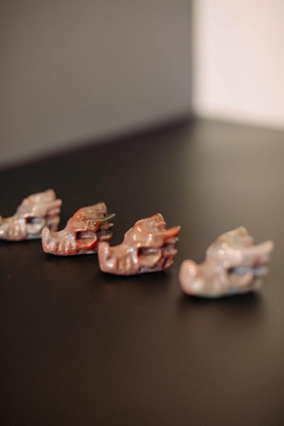 Ocean Jasper Dragon Head - Etsy