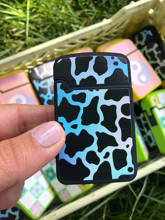 Cow Print Jet Flame Refillable Lighter / ZENGAZ Lighter / - Etsy