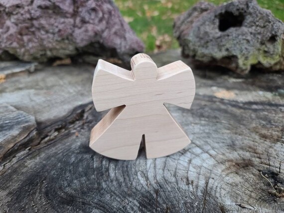 Wooden Snow Angel Blank or Painted Rocking Handmade Toy DIY - Etsy