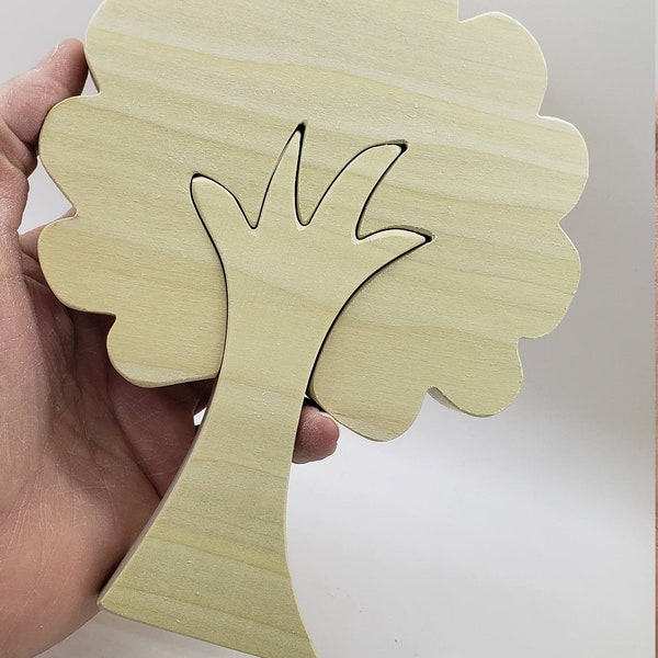 Wood Tree Puzzle - Etsy