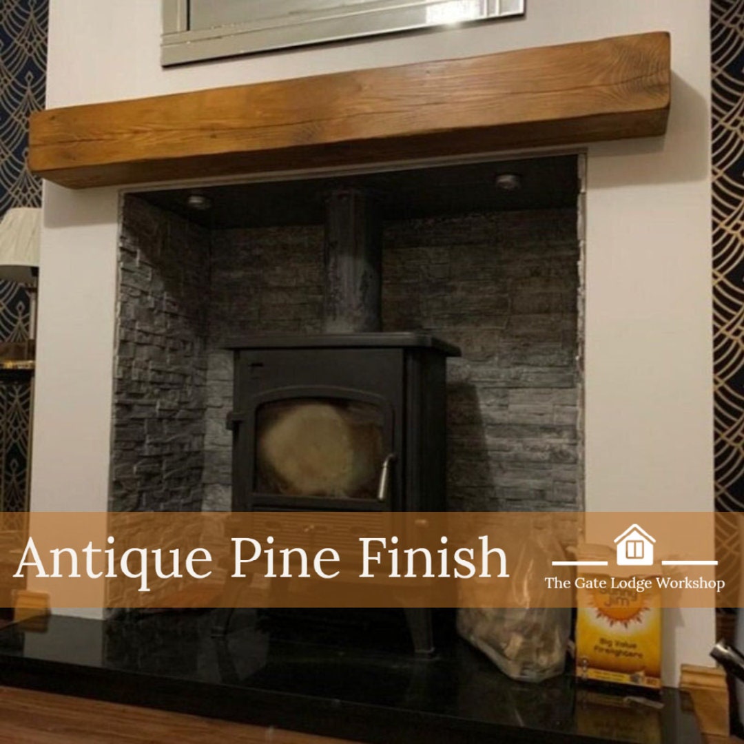 Floating Mantel Beam / Rustic Mantel Beam / Farmhouse Style Mantel ...