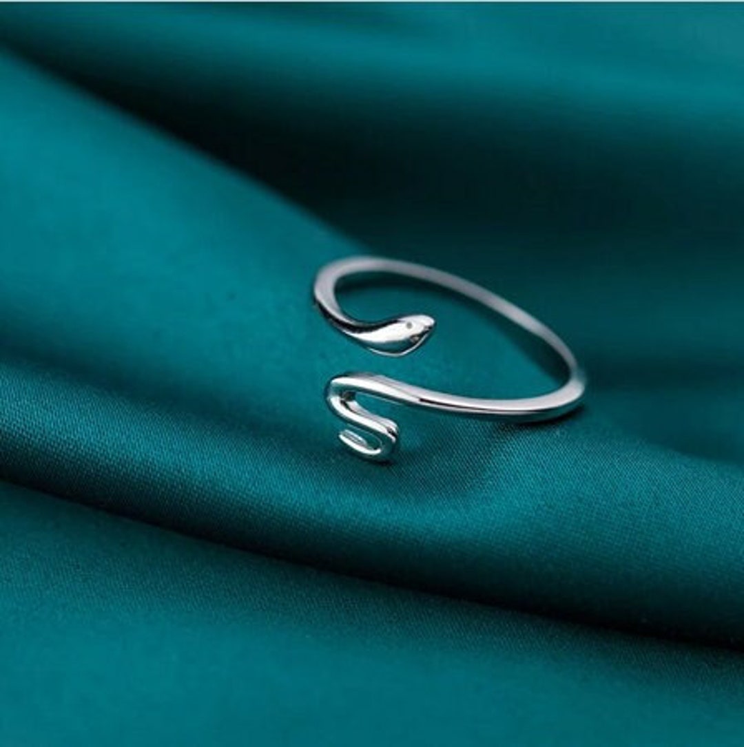 Charm Snake Finger Ring for Women Men Vintage Boho Knuckle Party Rings ...