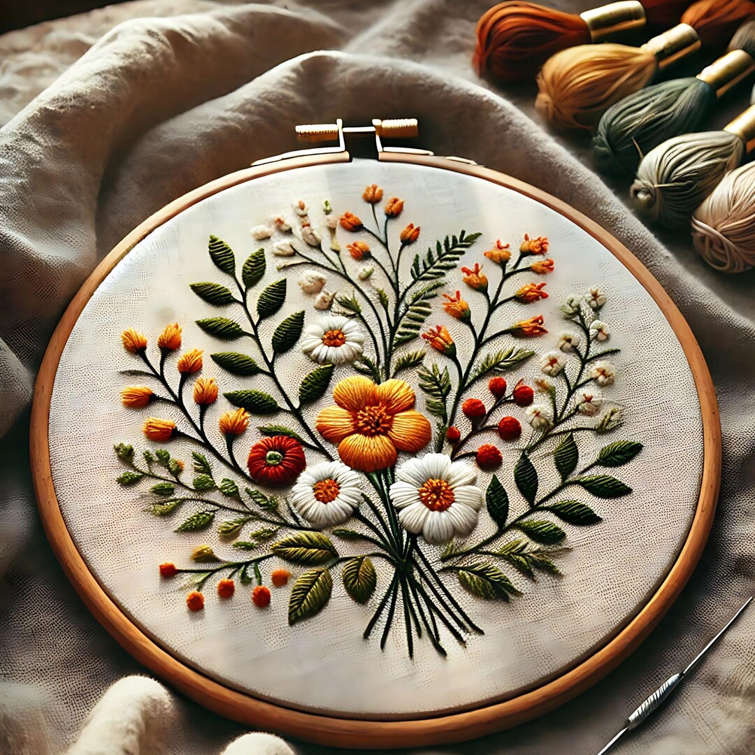 Explore Stunning Floral Embroidery Kits, Perfect for Beginners With ...