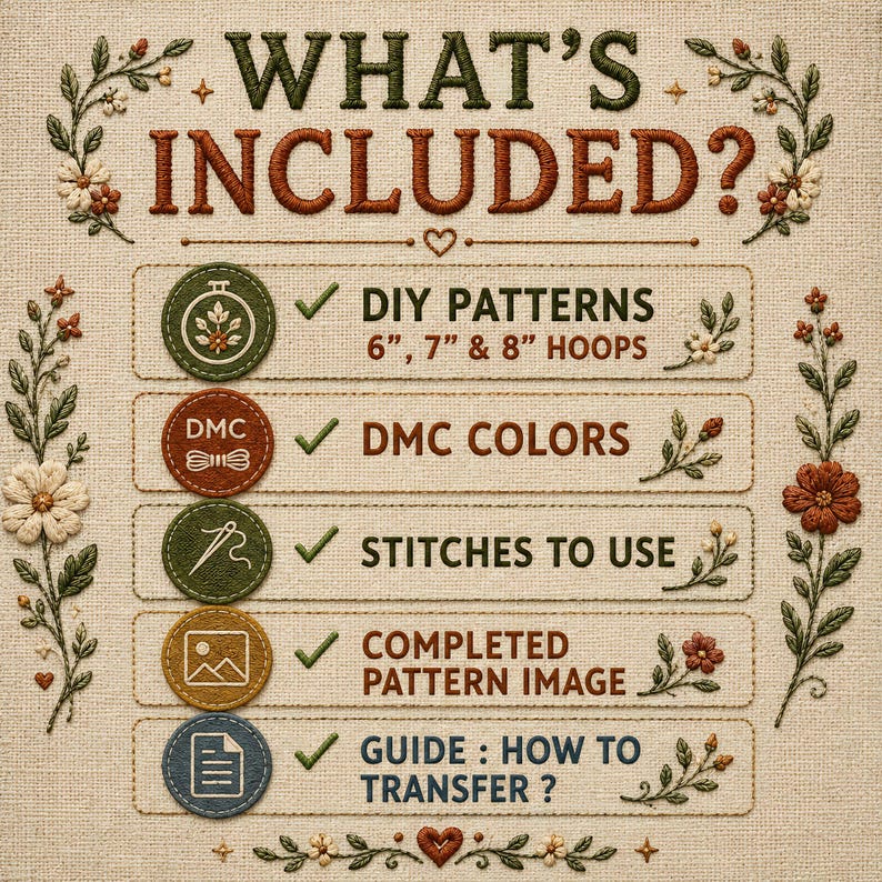 Embroidery Patterns Shop Bundle: All Current & Future Designs (PDF) - Etsy