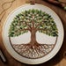 Tree of Life Hand Embroidery Pattern, Nature Hoop Art Design, Modern ...