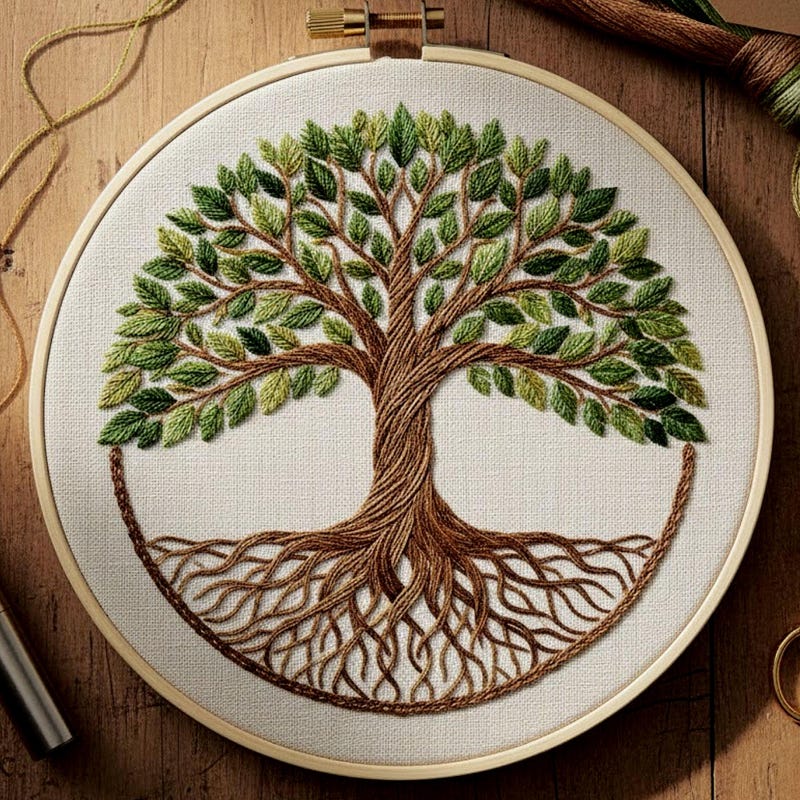 Tree of Life Embroidery Pattern - Etsy