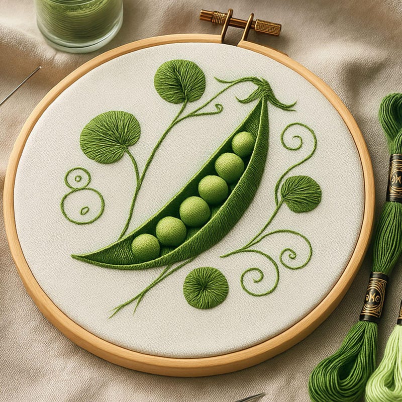 Sweet Pea Embroidery - Etsy Canada