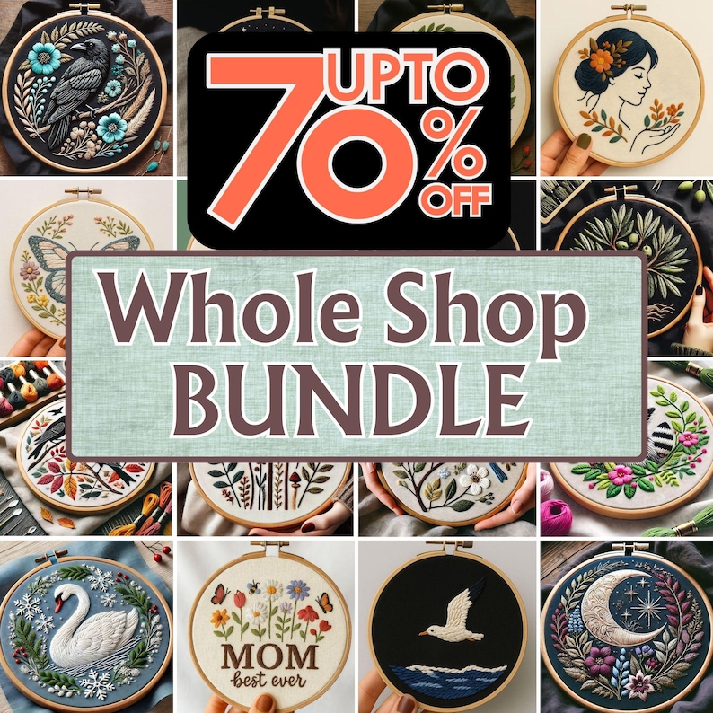 Celestial Sun & Moon Embroidery Pattern: Modern Hoop Art (PDF Download ...