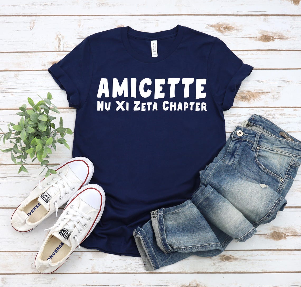 Amicette Chapter Shirt | Amicette Club Shirt | Zeta Phi Beta Youth ...