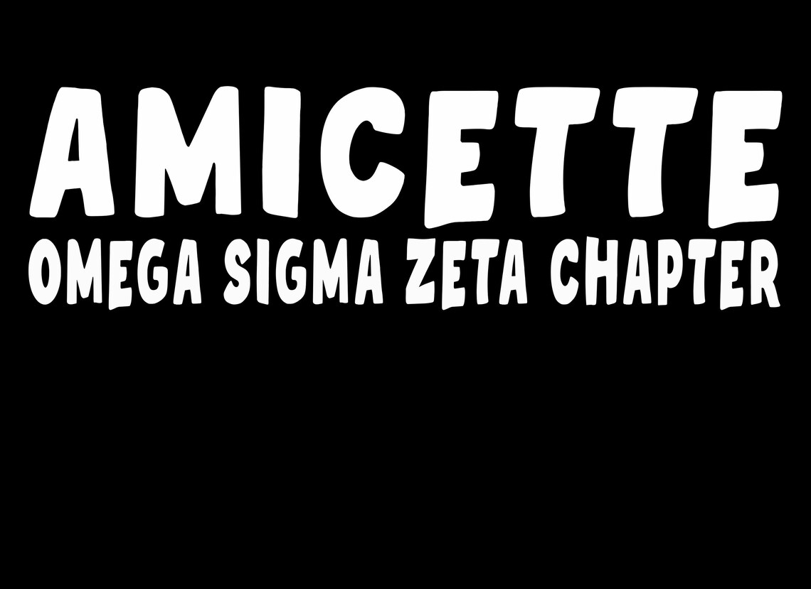 Amicette Chapter Shirt | Amicette Club Shirt | Zeta Phi Beta Youth ...