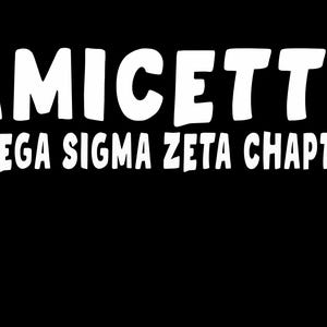 Amicette Chapter Shirt | Amicette Club Shirt | Zeta Phi Beta Youth ...